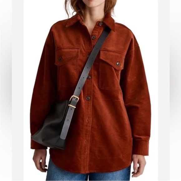 Madewell | Tops | Madewell Womens Brick Shacket | Poshmark